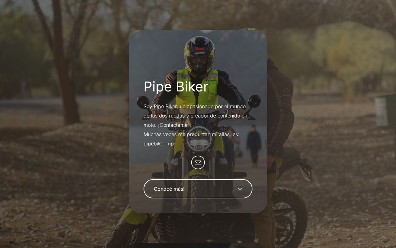 Web Pipe Biker
